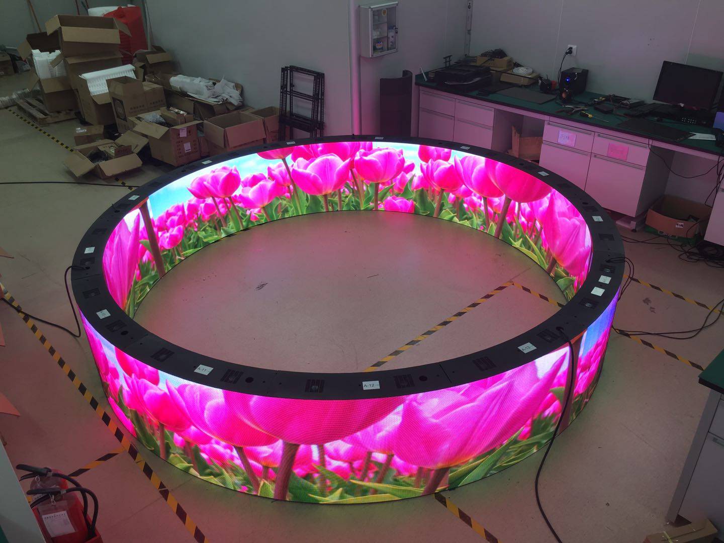 China Double-sided circular LED display Manufacturer and Supplier | TopJoy