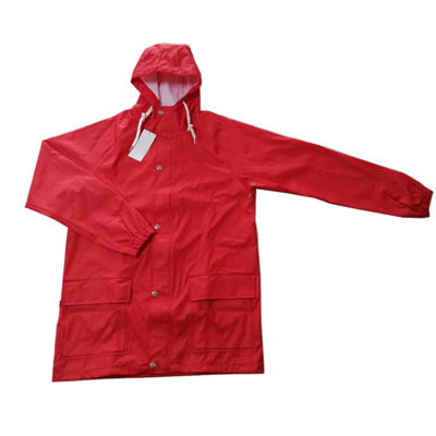 China Customized colorful soft 100% waterproof Polyurethane rain jacket ...